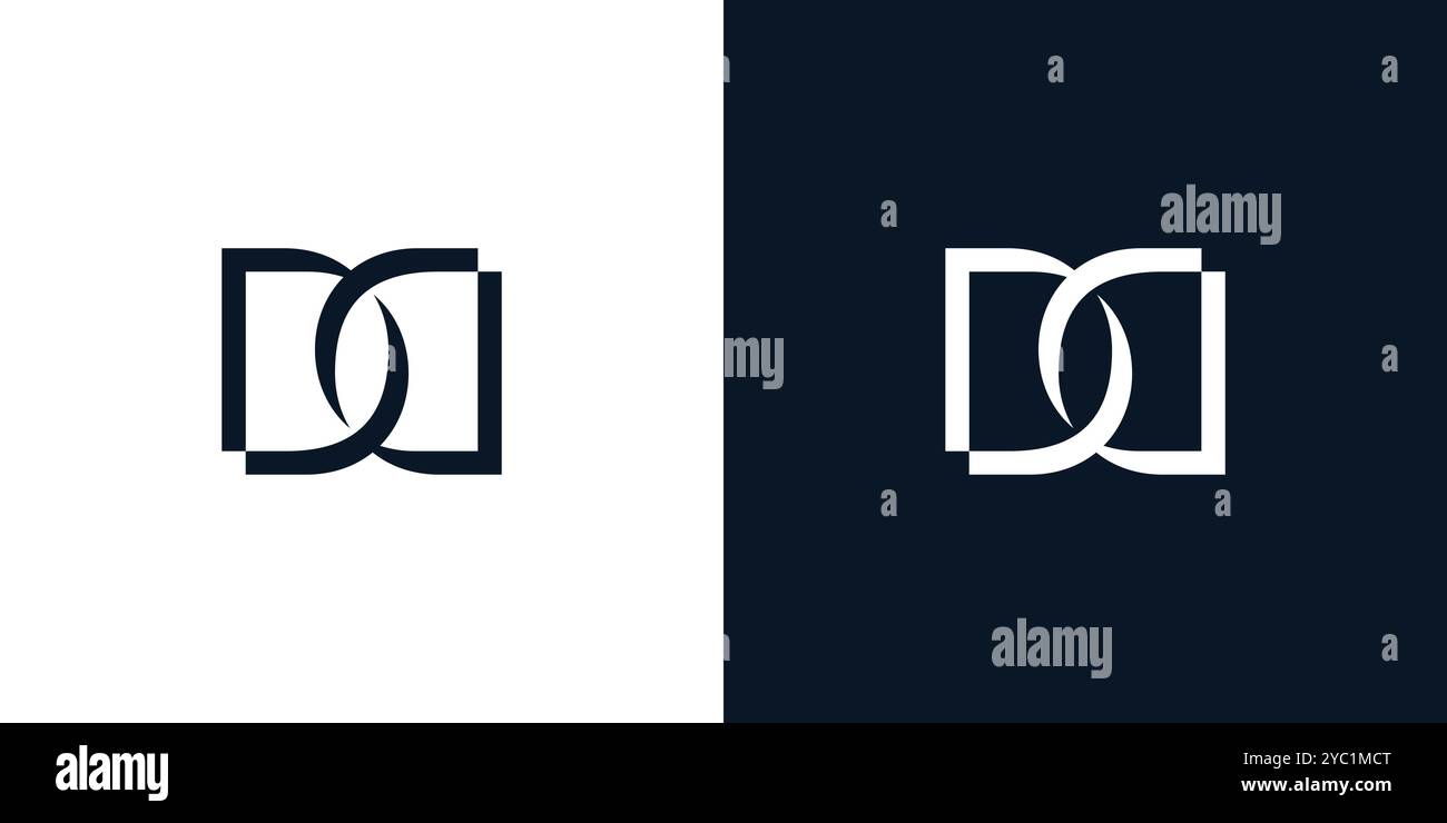 Modern and unique DD logo design Stock Vector Image & Art - Alamy