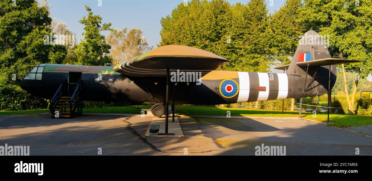 Airspeed Horsa Glider at Pegasus Memorial in Normandy, France Stock ...