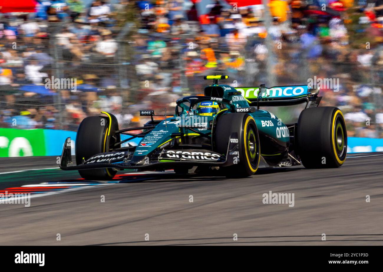 Austin, Texas - October 20th, 2024: Fernando Alonso, driver of the #14 ...
