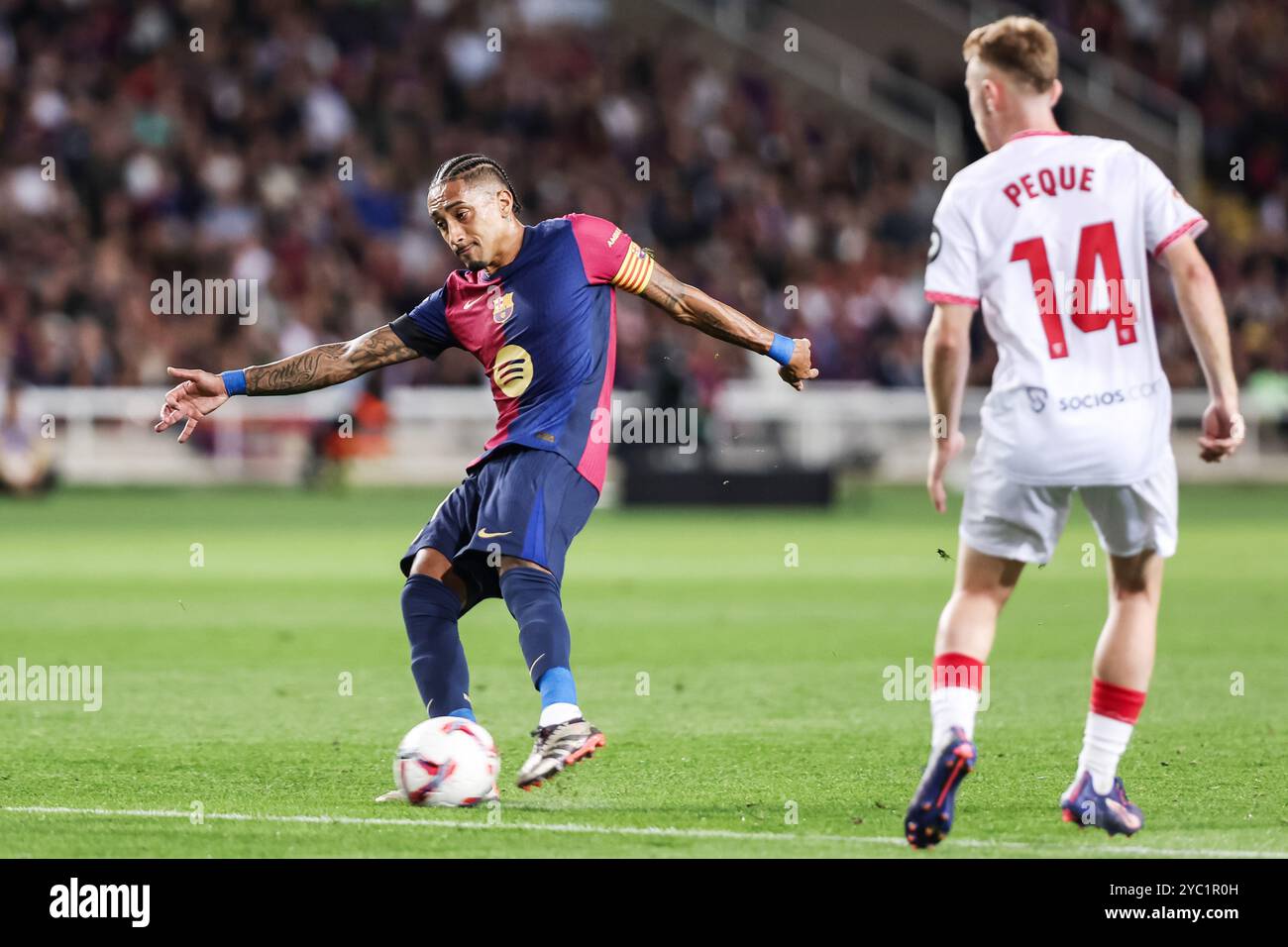 Raphinha of FC Barcelona during the Spanish championship La Liga football match between FC ...