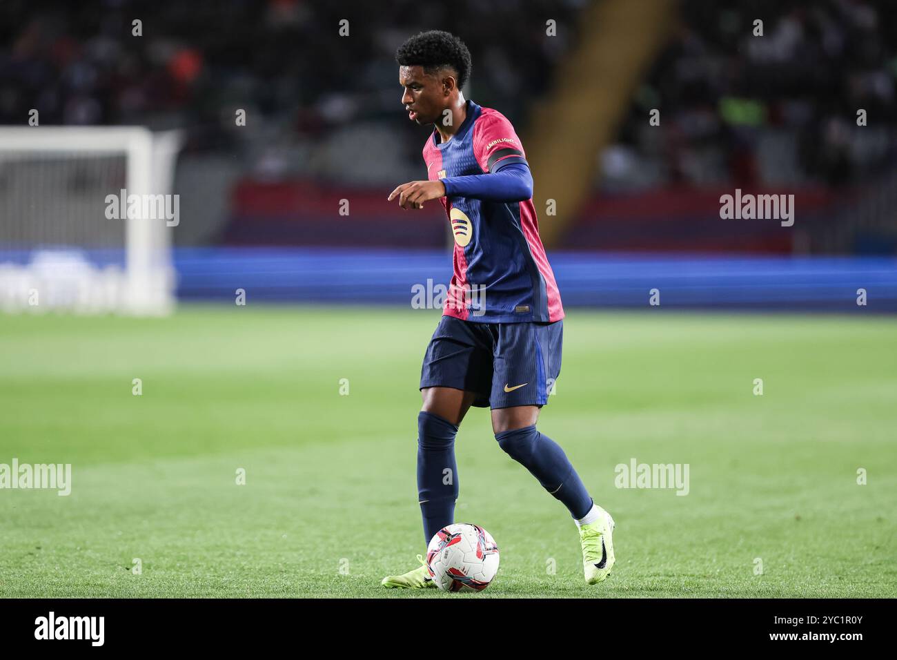 Alejandro Balde of FC Barcelona during the Spanish championship La Liga football match between ...
