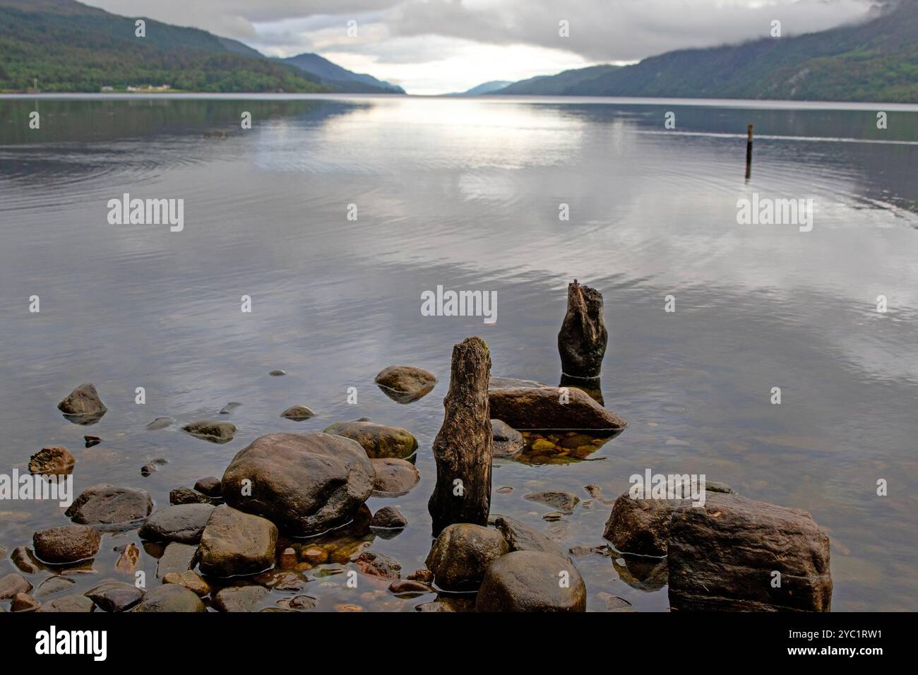 Loch Ness at Fort Augustus Stock Photo - Alamy