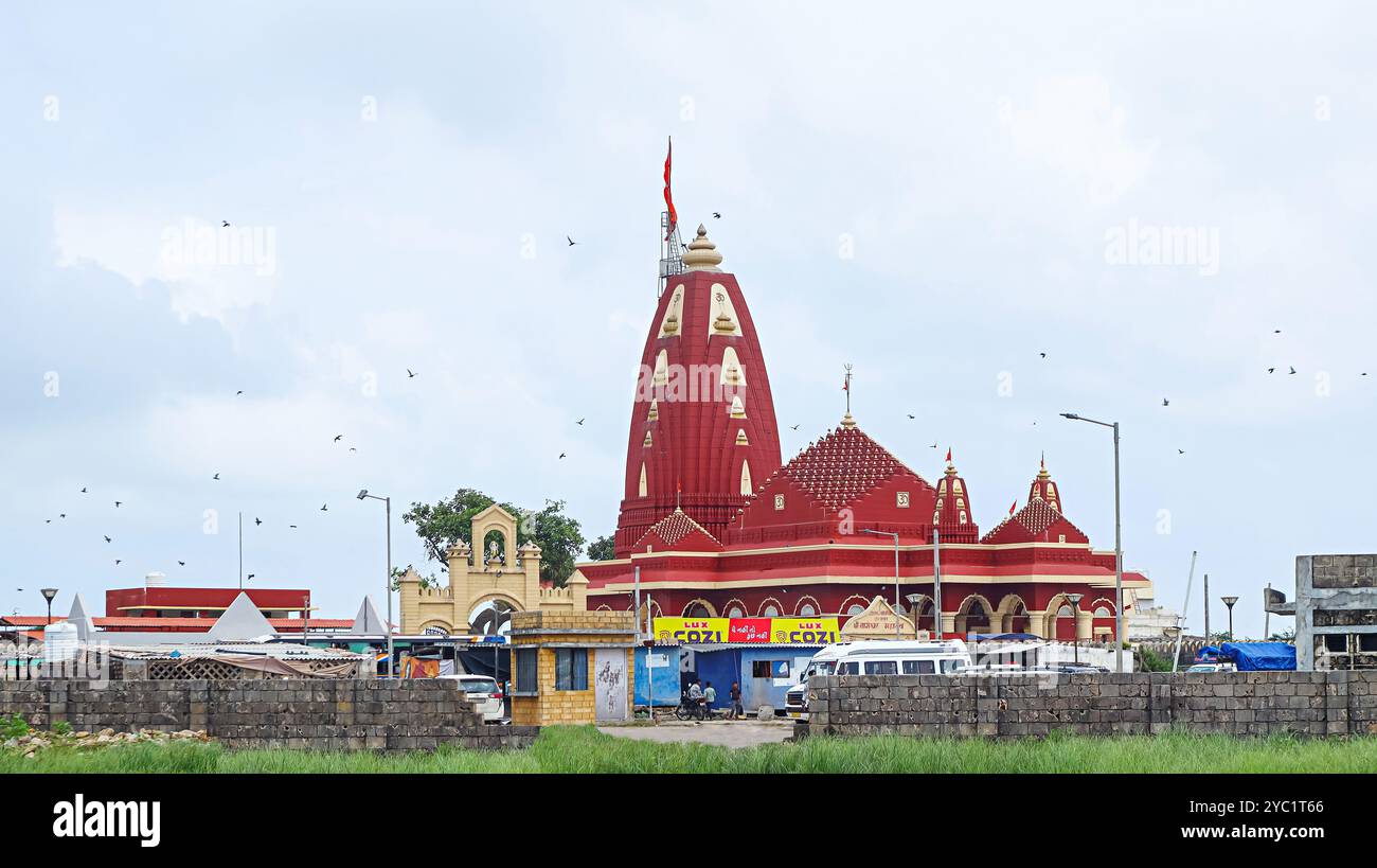 Beautiful view of Nageshwara Temple, one of the twelve Jyotirlingas, Nageshwar, Devbhoomi Dwarka ...
