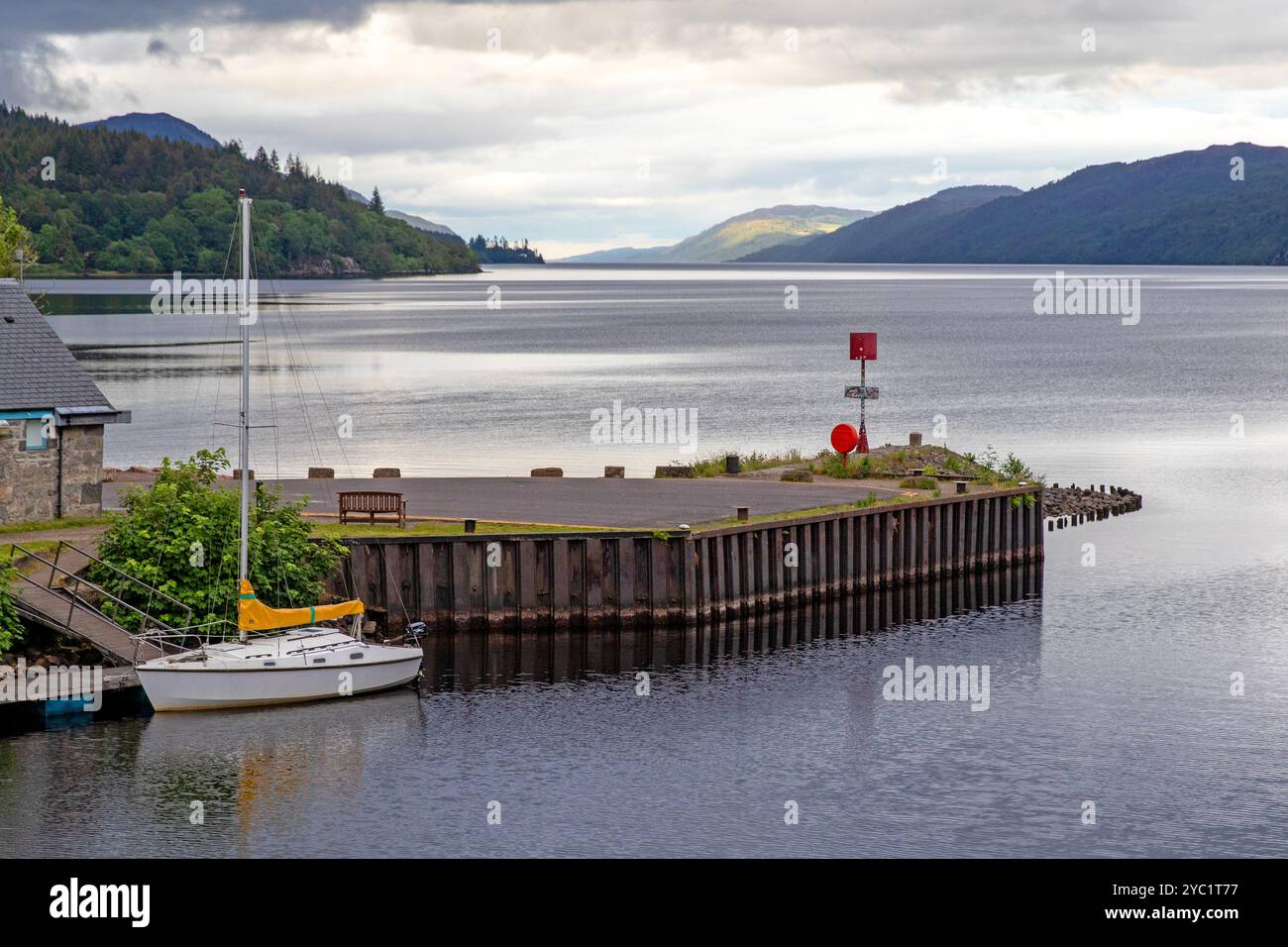 Loch Ness at Fort Augustus Stock Photo - Alamy
