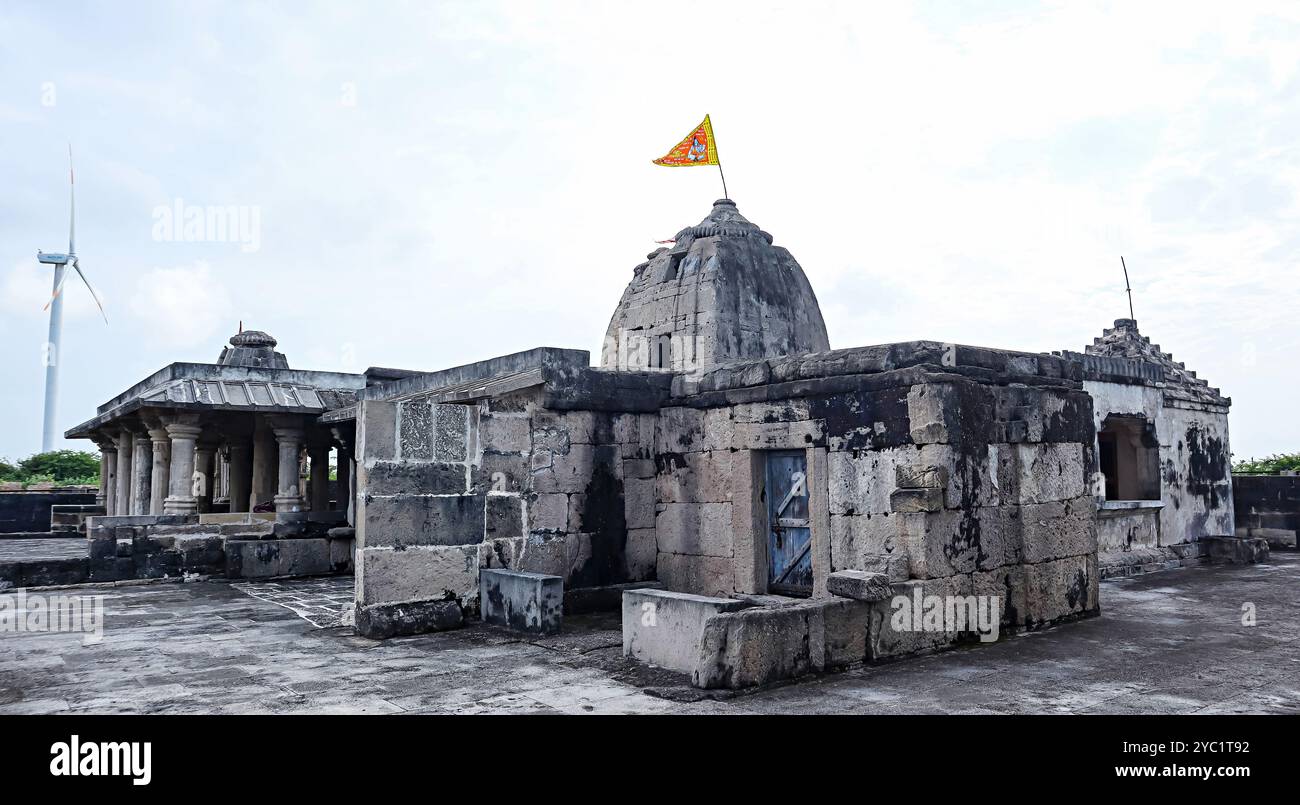View of Kaneshwar Mahadev Temple, an ancient marvel built in the 13th century, Devbhoomi Dwarka ...