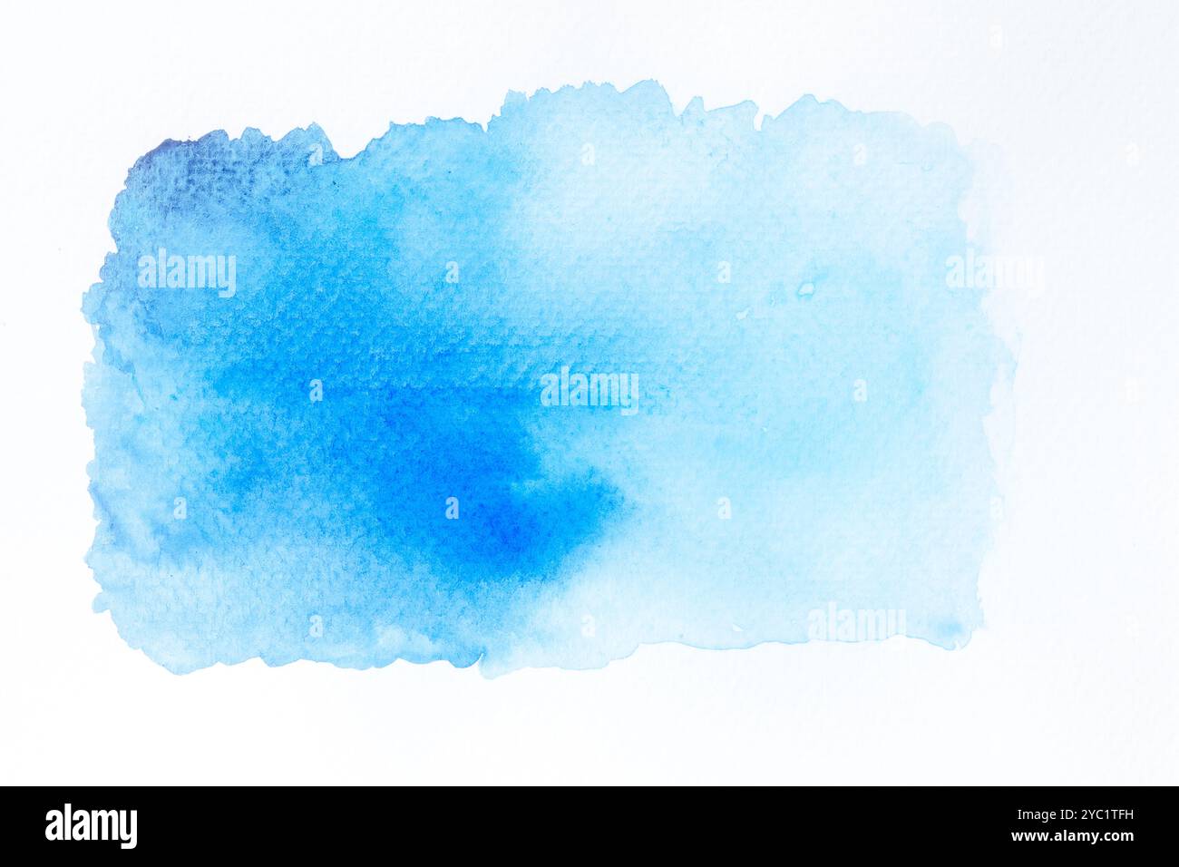 blue watercolor, paint stroke gradient color combination on drawing ...