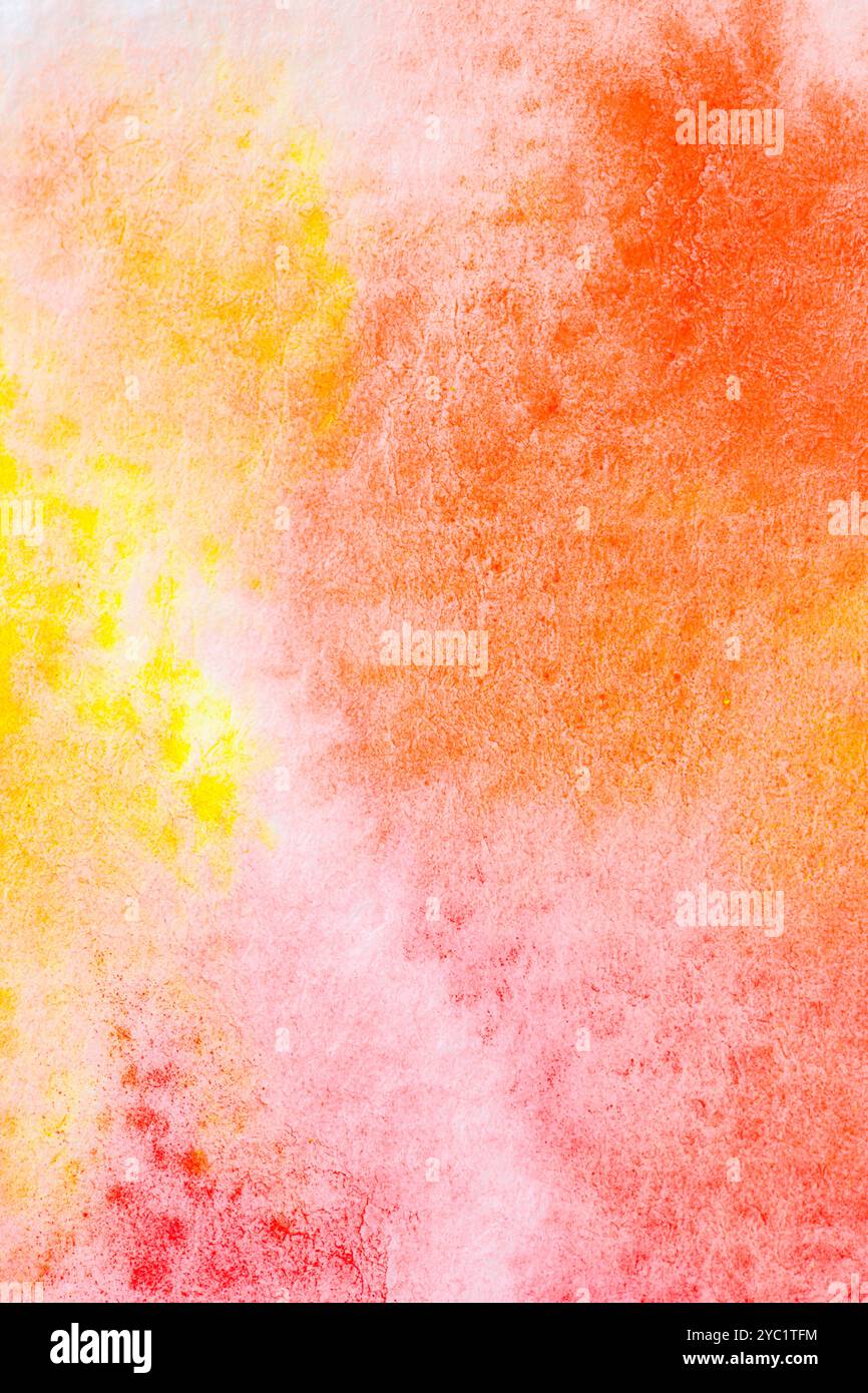 Watercolor, orange, yellow and red gradient color combinations on ...