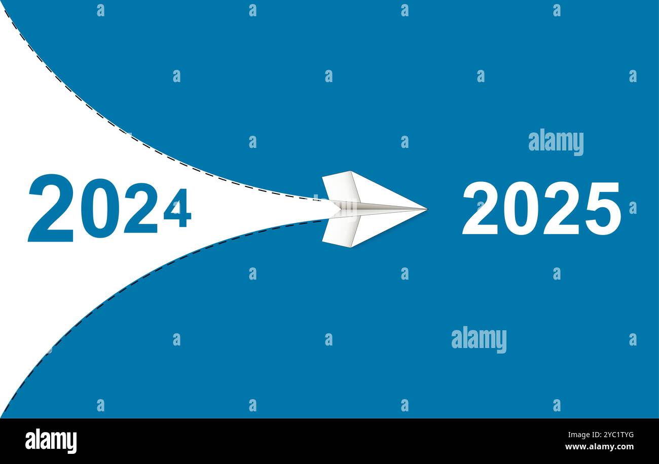 Happy new year 2025 change Stock Vector Images - Alamy