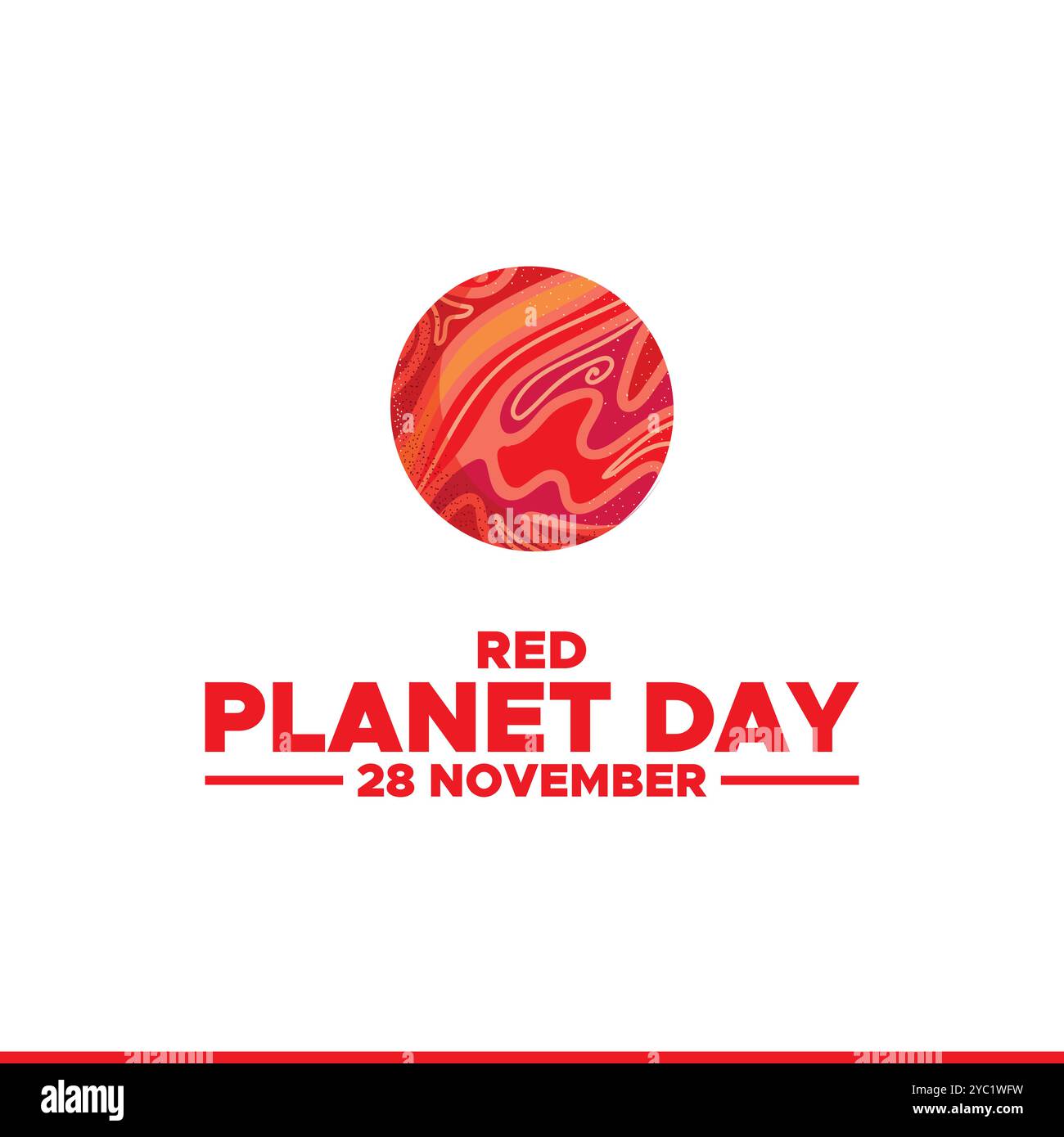 vector graphic of Red Planet Day good for national Red Planet Day ...