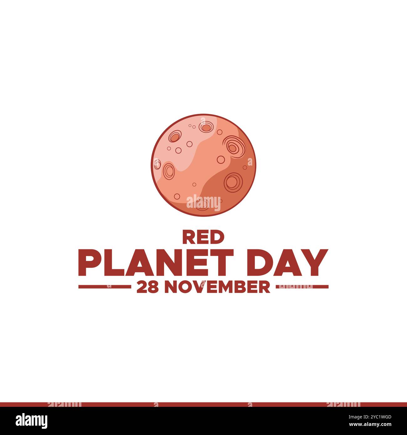 vector graphic of Red Planet Day good for national Red Planet Day ...