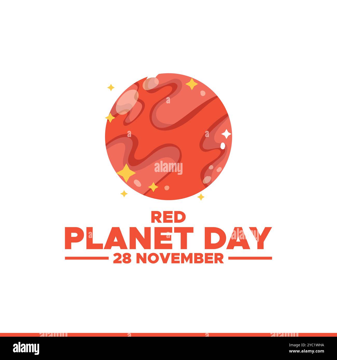 vector graphic of Red Planet Day good for national Red Planet Day ...