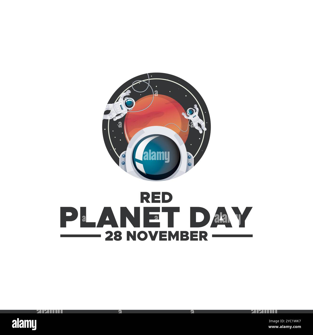 vector graphic of Red Planet Day good for national Red Planet Day ...