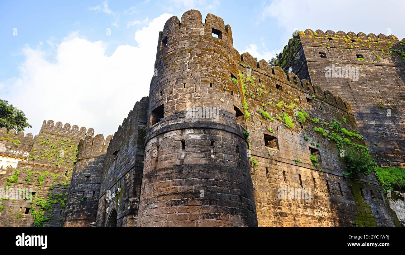 View of the fortress of Uparkot Fort, Junagadh, Gujarat, India Stock ...