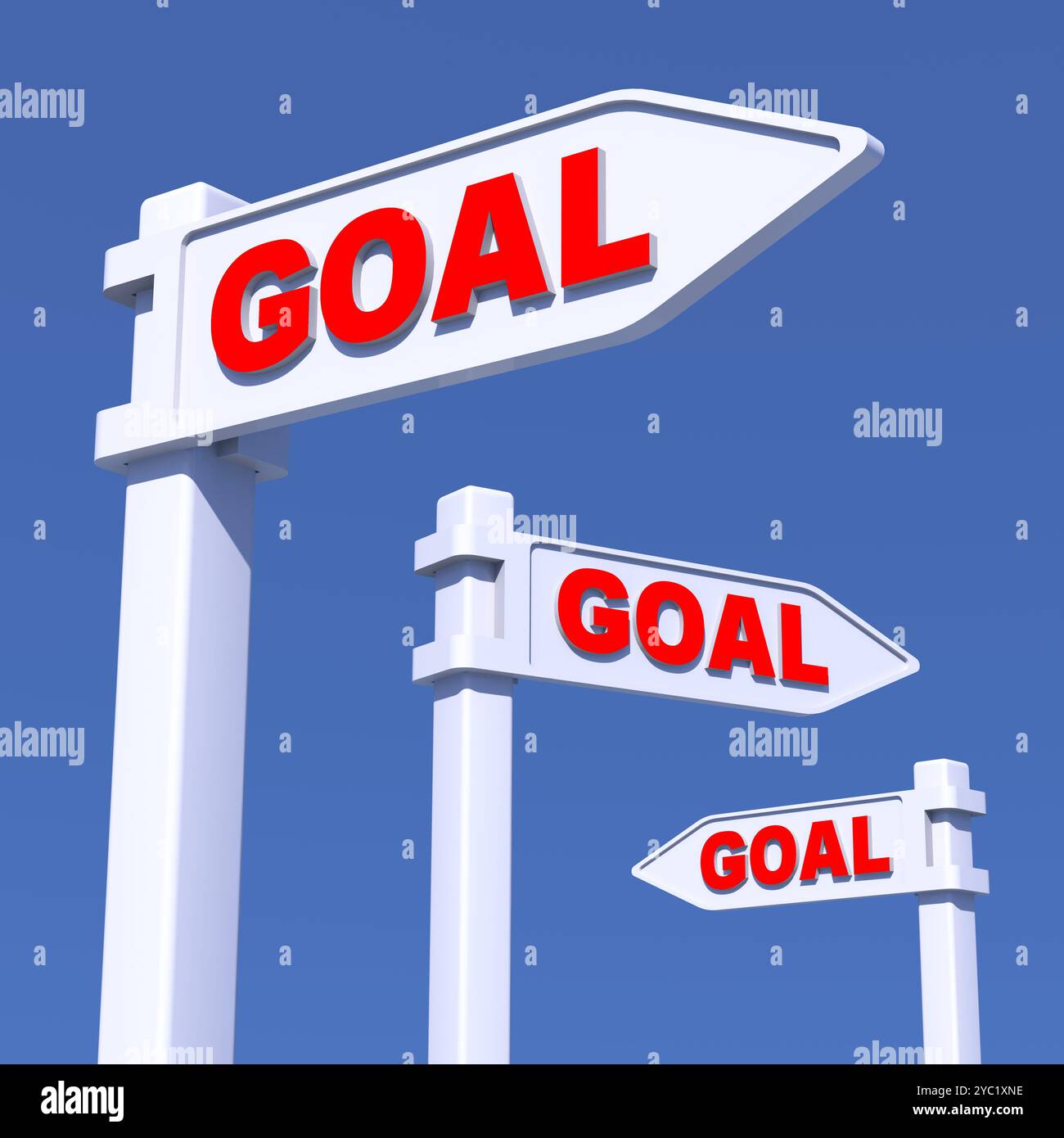 Information signs, digital, cgi Stock Photo - Alamy