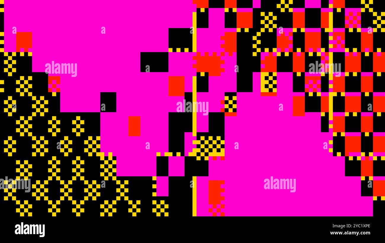 8 bit background hi-res stock photography and images - Alamy