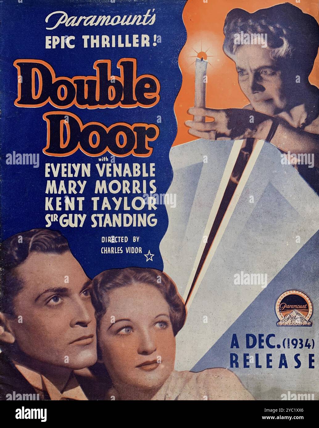 EVELYNE VENABLE MARY MORRIS and KENT TAYLOR in DOUBLE DOOR 1934 director CHARLES VIDOR play ...