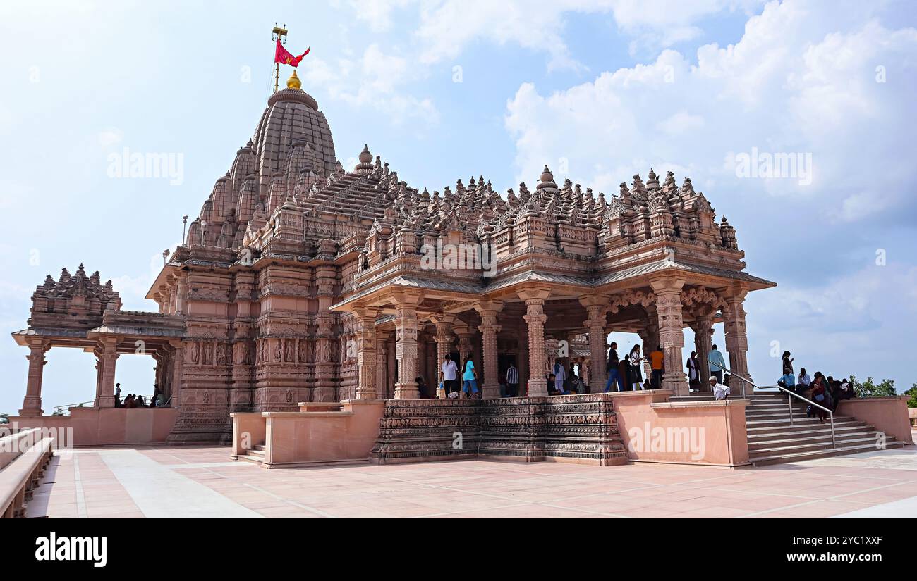 View of the newly built Shree Khondaldham Temple, Kagvad, Rajkot ...