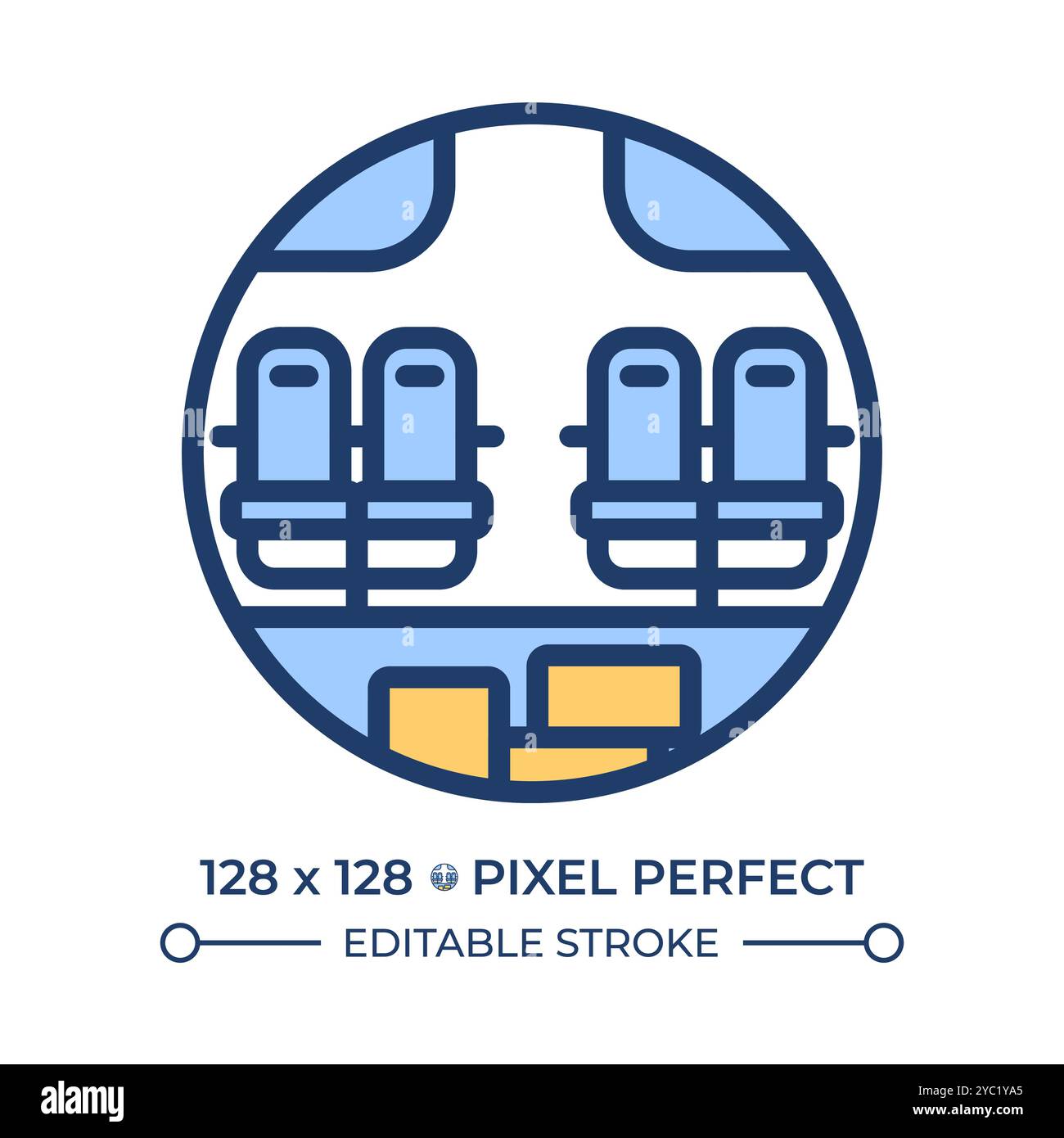 Fuselage cross section RGB color icon Stock Vector Image & Art - Alamy