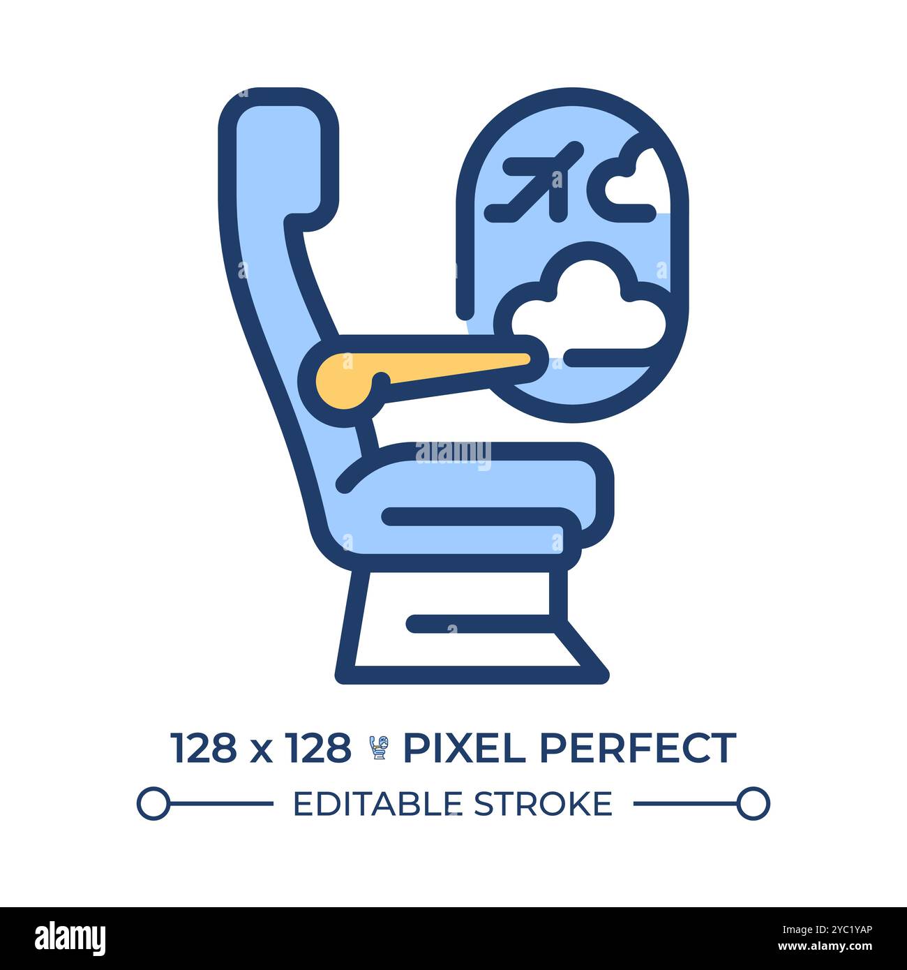 Airliner comfort Stock Vector Images - Alamy