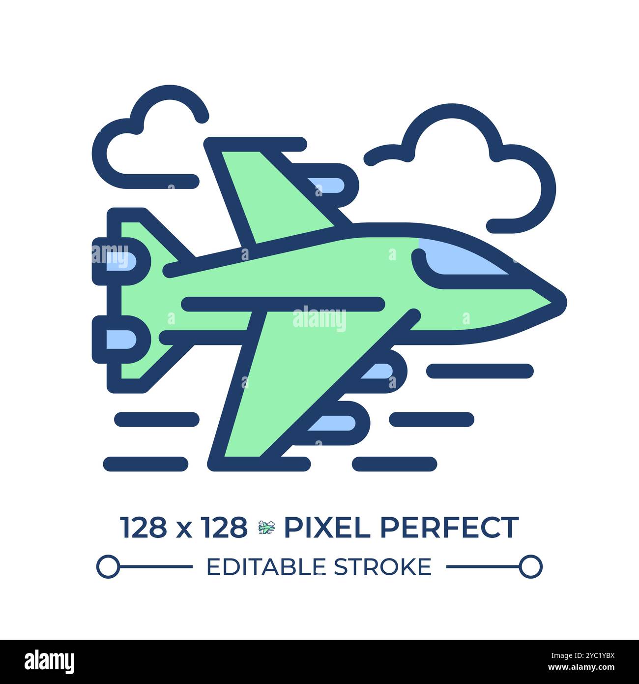 Business aircraft RGB color icon Stock Vector Image & Art - Alamy