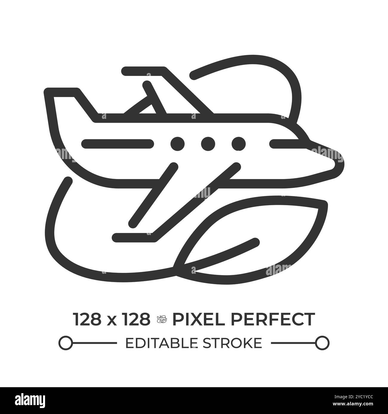 Sustainable aviation linear icon Stock Vector Image & Art - Alamy