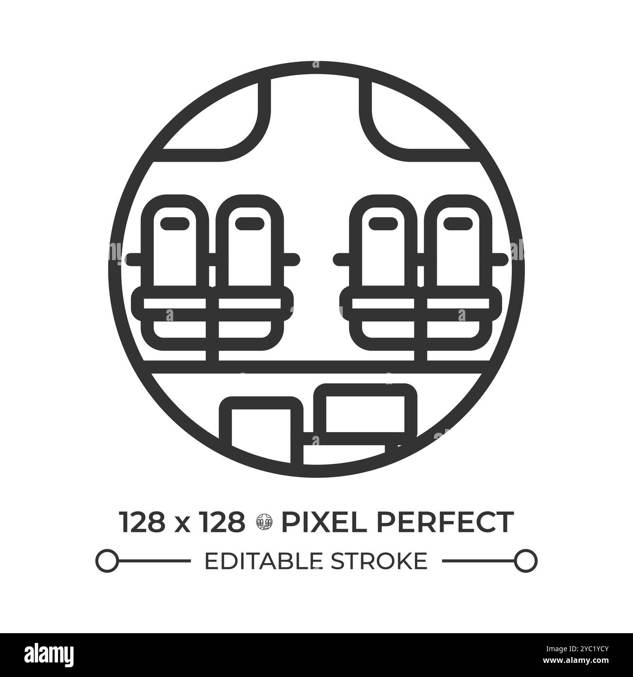 Fuselage cross section linear icon Stock Vector Image & Art - Alamy