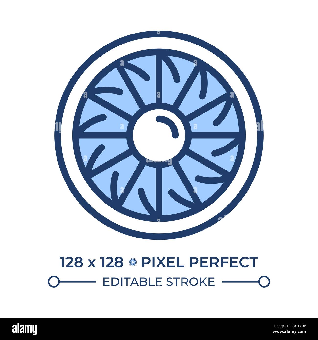 Aircraft engine turbine RGB color icon Stock Vector Image & Art - Alamy