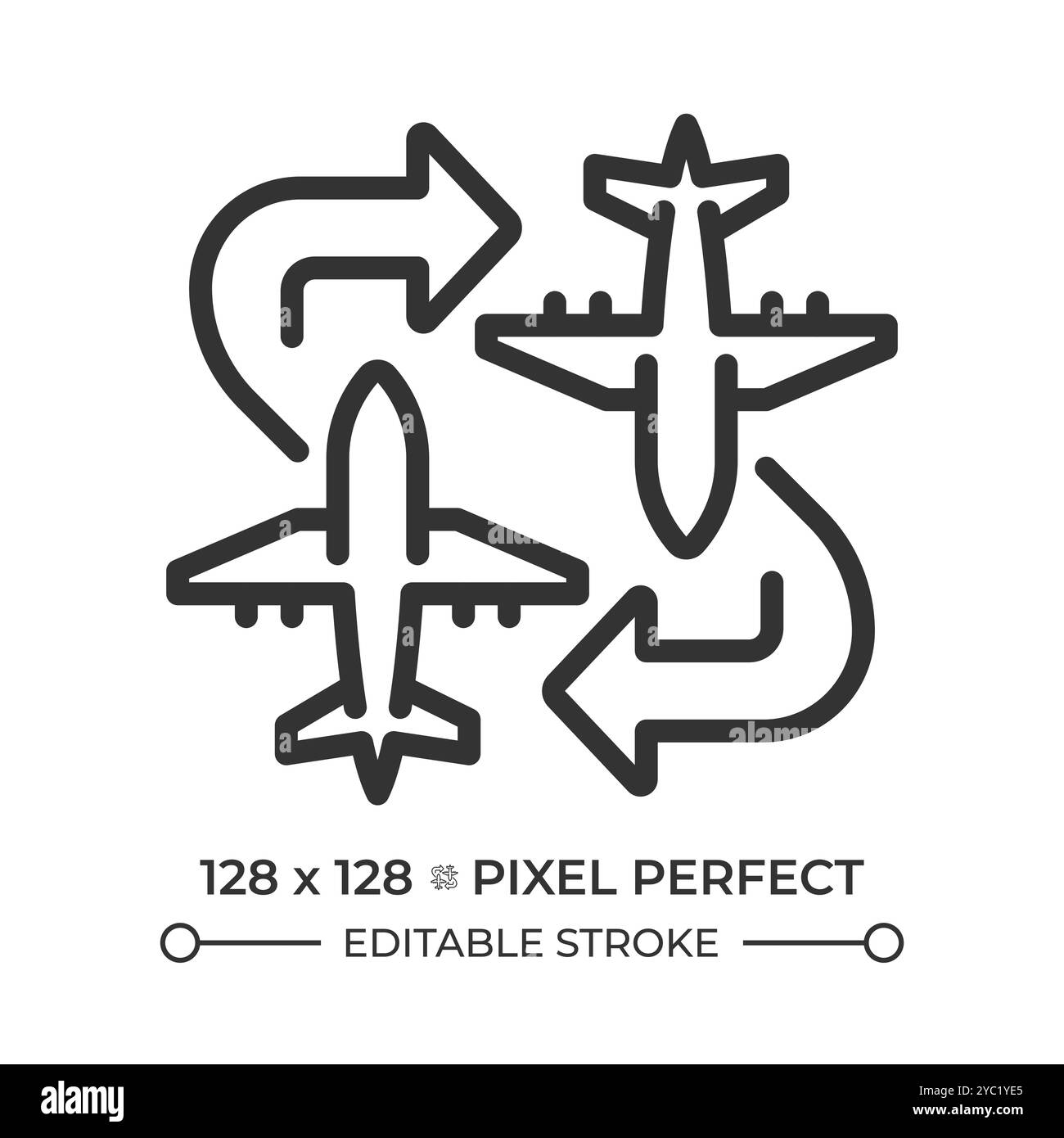 Flight turn Stock Vector Images - Alamy