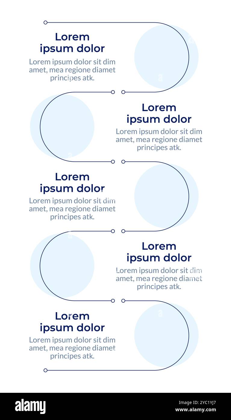 Process flow infographic vertical sequence Stock Vector Image & Art - Alamy