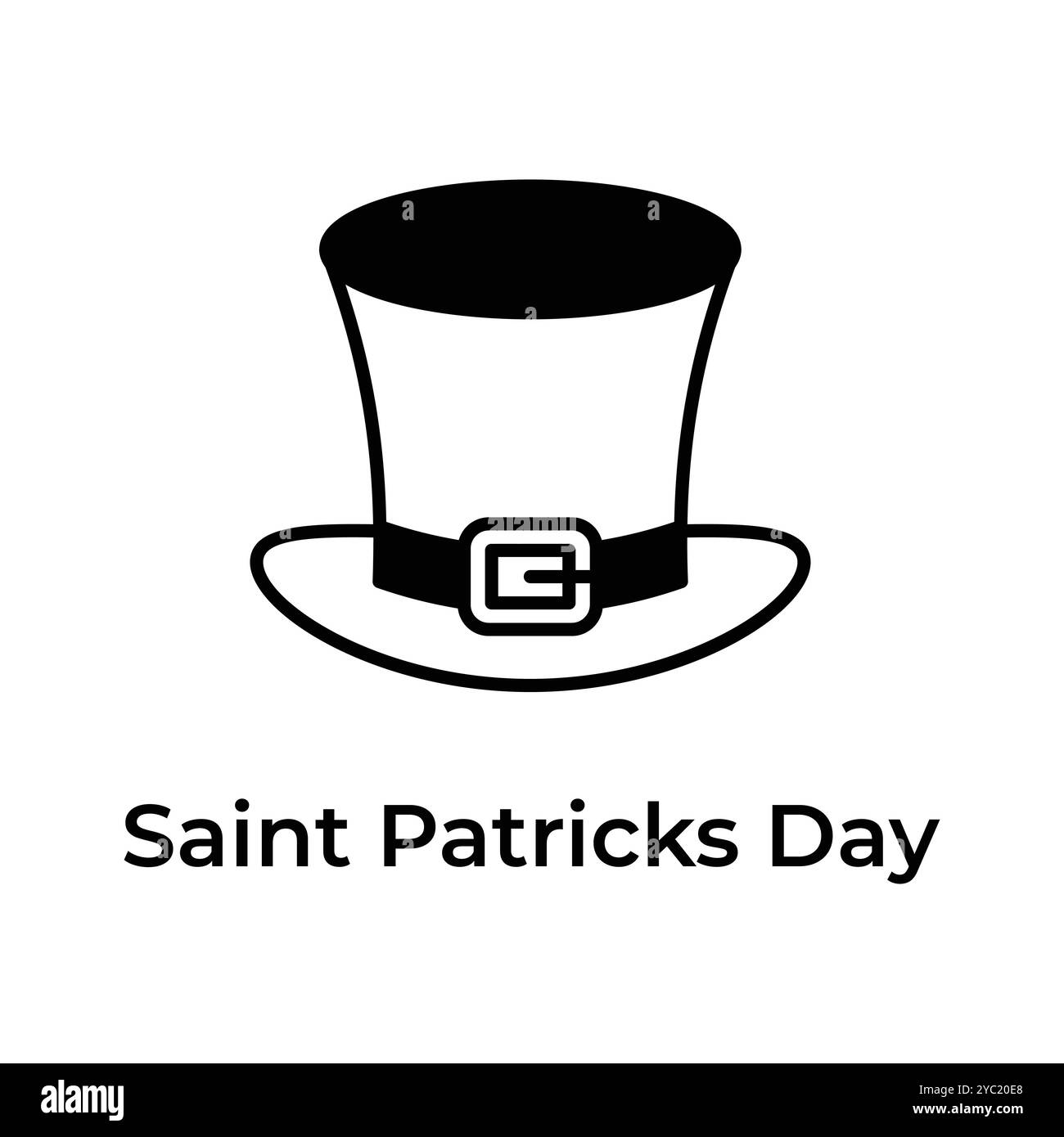 Creative and unique icon of st patrick day in modern design style Stock ...