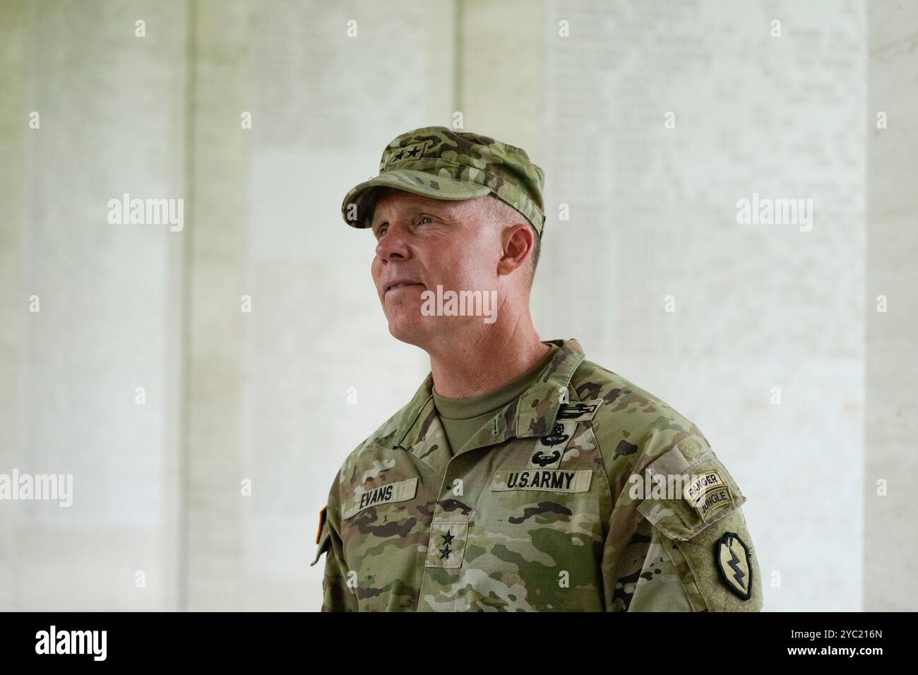 U.S. Maj. Gen. Marcus Evans, commanding general of the U.S. Army's 25th ...