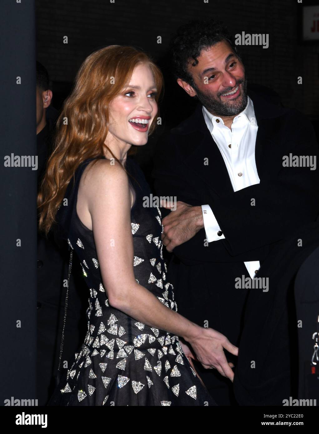 October 20, 2024, New York, Ny, United States: Jessica Chastain and ...
