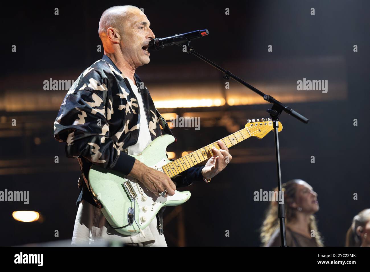 Italian singer Alex Britti during his 2024 Live Tour at the Palazzo ...
