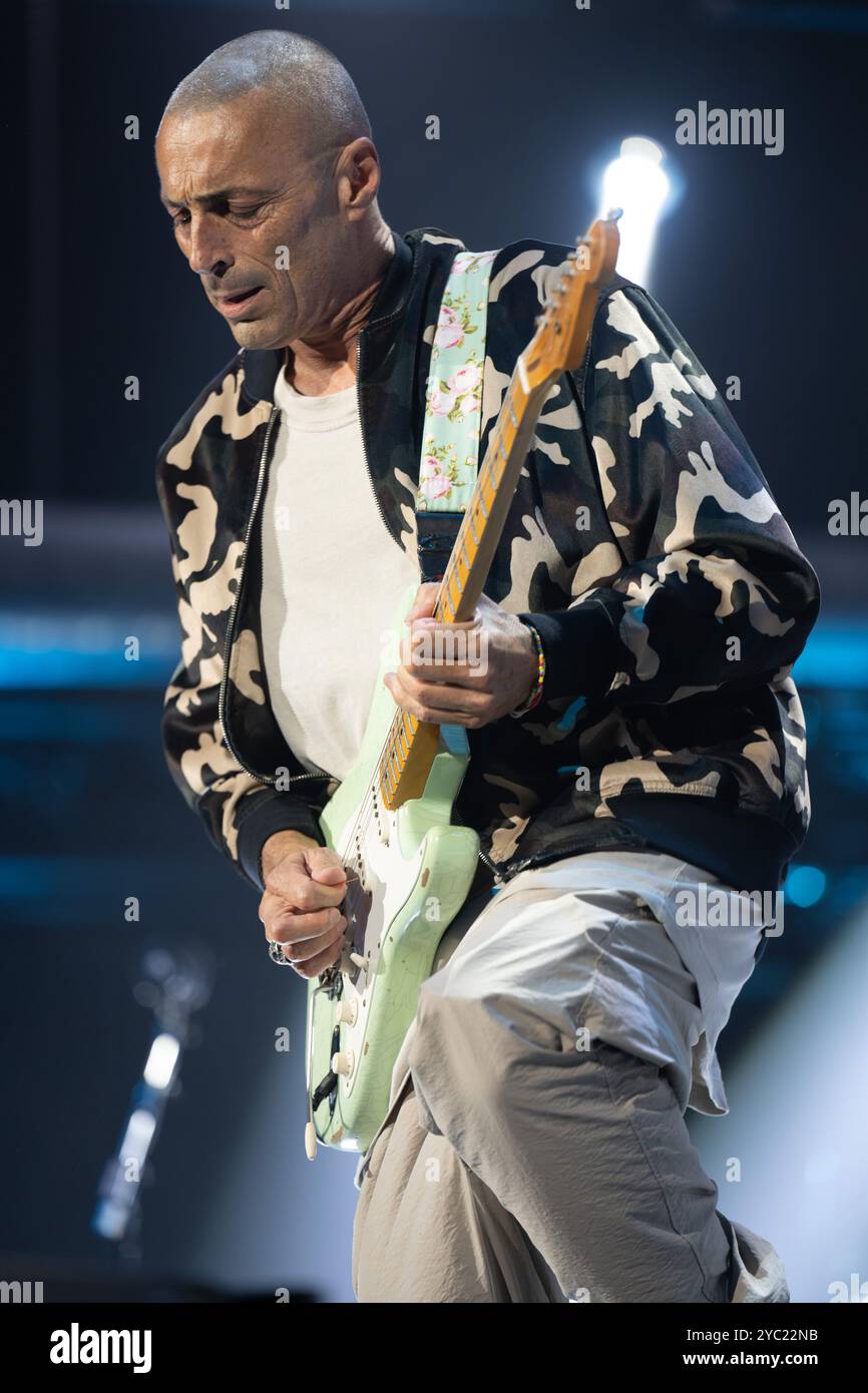 Italian singer Alex Britti during his 2024 Live Tour at the Palazzo ...