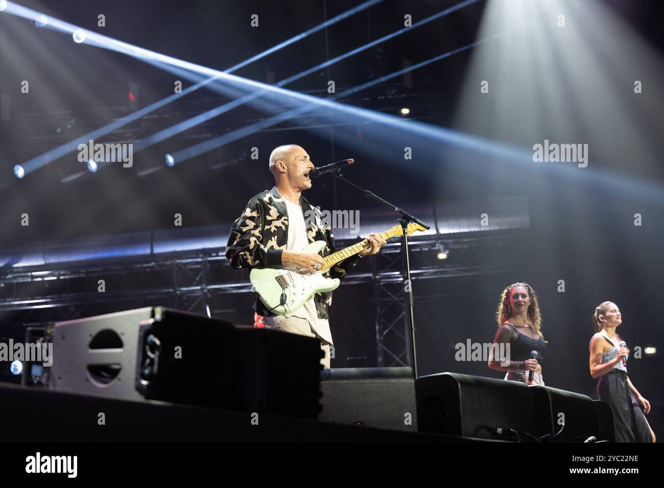 Italian singer Alex Britti during his 2024 Live Tour at the Palazzo ...