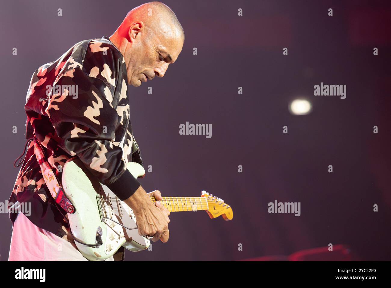 Italian singer Alex Britti during his 2024 Live Tour at the Palazzo ...