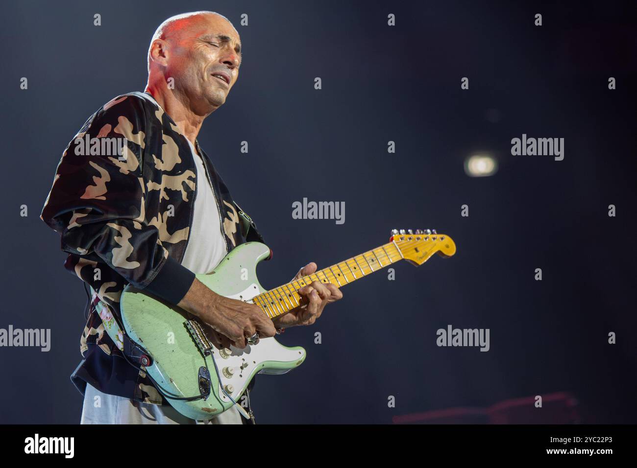 Italian singer Alex Britti during his 2024 Live Tour at the Palazzo ...