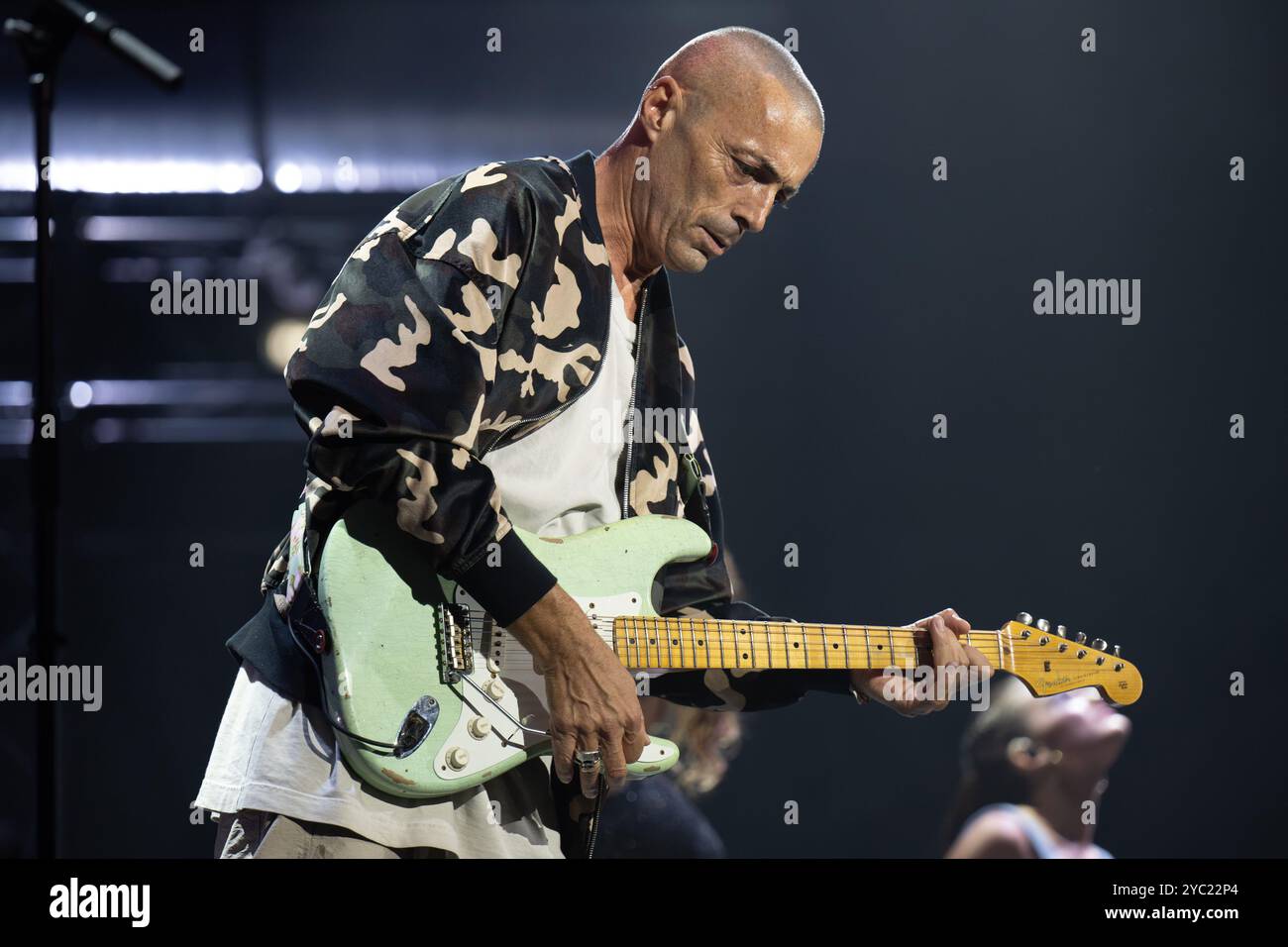 Italian singer Alex Britti during his 2024 Live Tour at the Palazzo ...