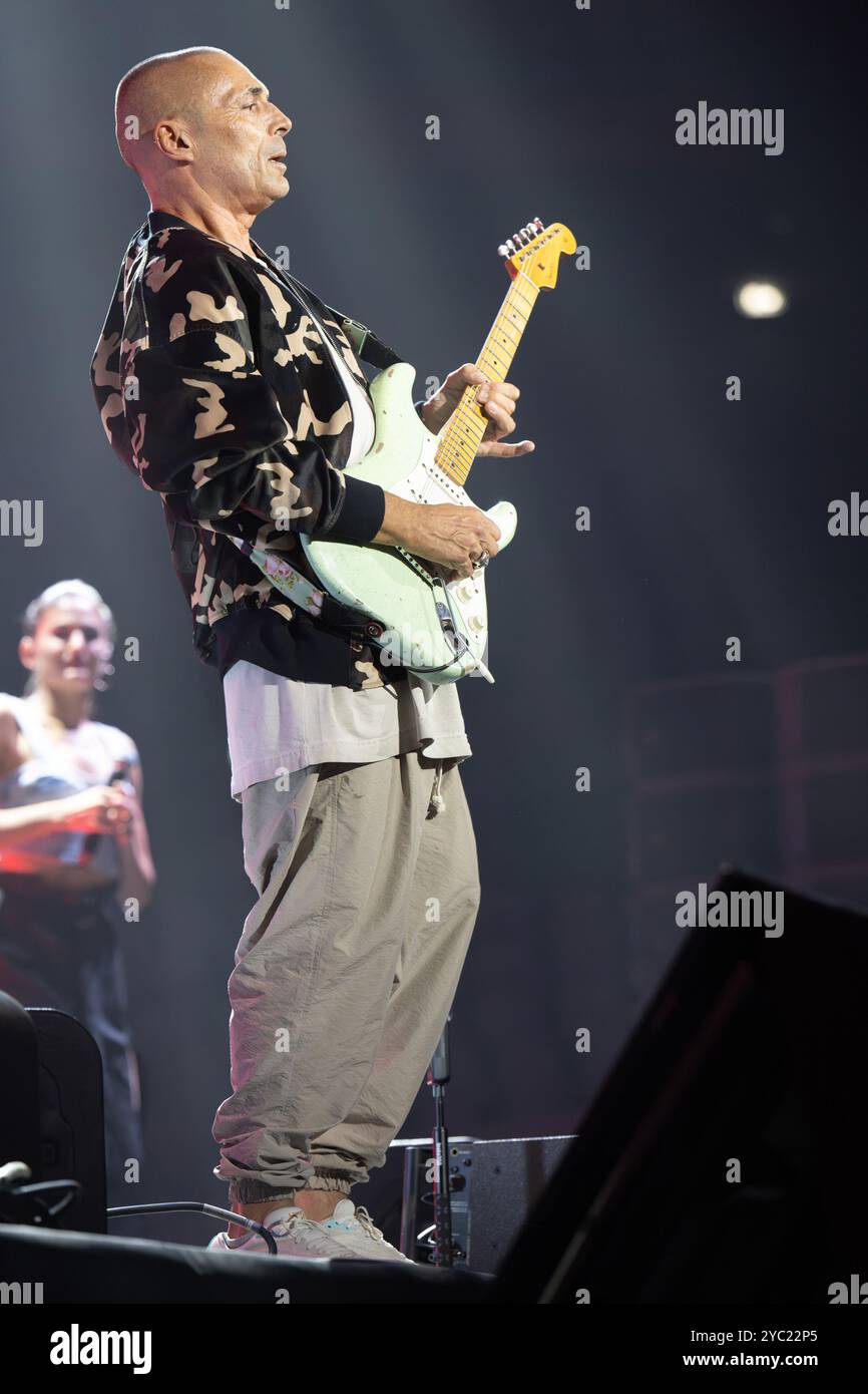 Italian singer Alex Britti during his 2024 Live Tour at the Palazzo ...