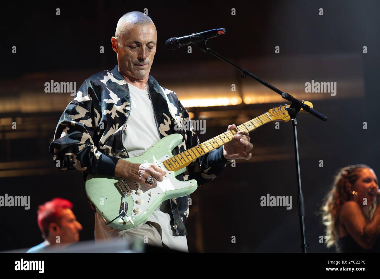 Italian singer Alex Britti during his 2024 Live Tour at the Palazzo ...
