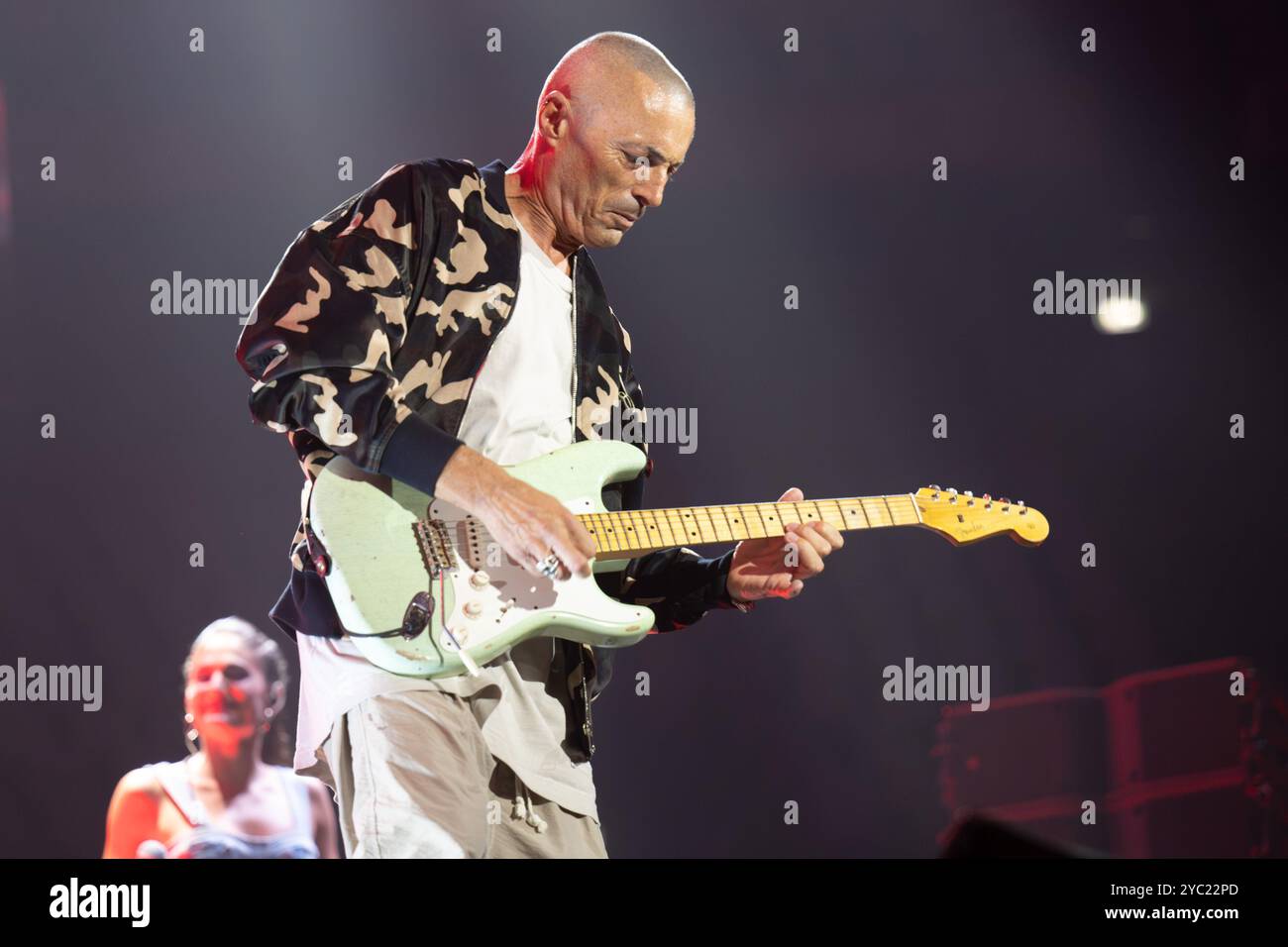 Italian singer Alex Britti during his 2024 Live Tour at the Palazzo ...
