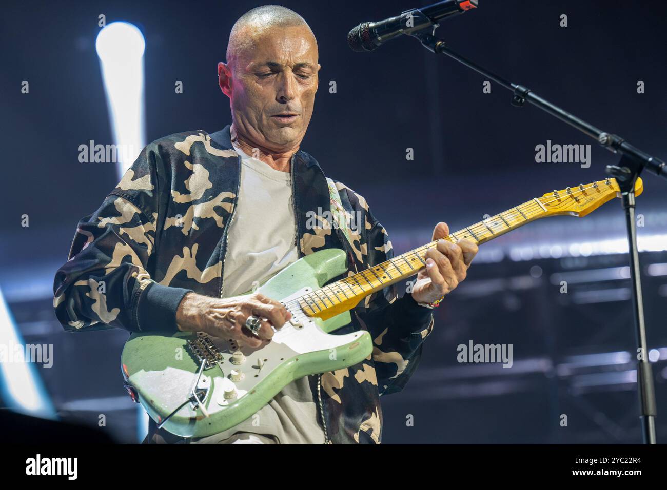 Italian singer Alex Britti during his 2024 Live Tour at the Palazzo ...
