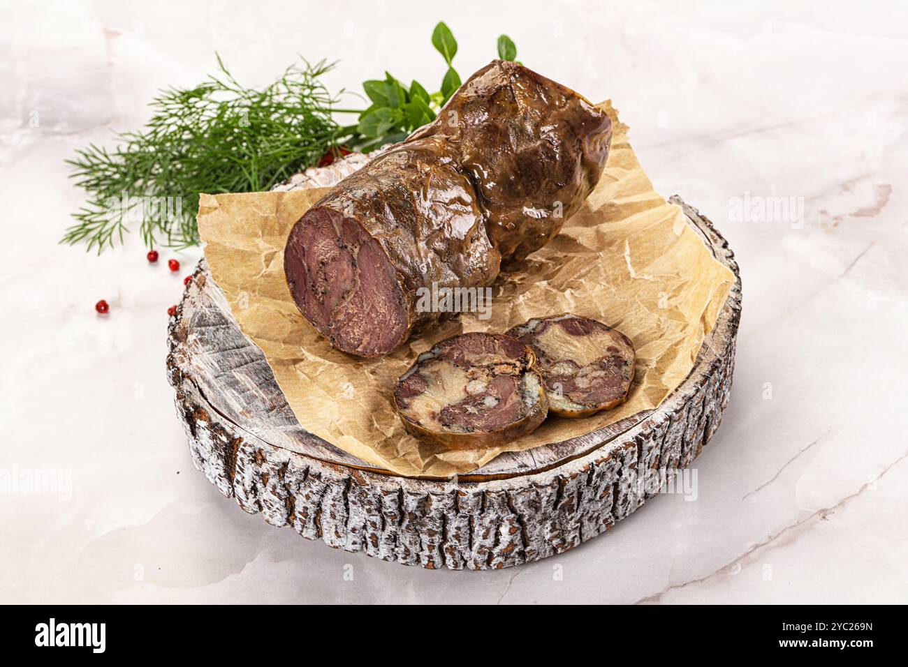 Kazy - traditional Kazakh horse meat sausage Stock Photo - Alamy