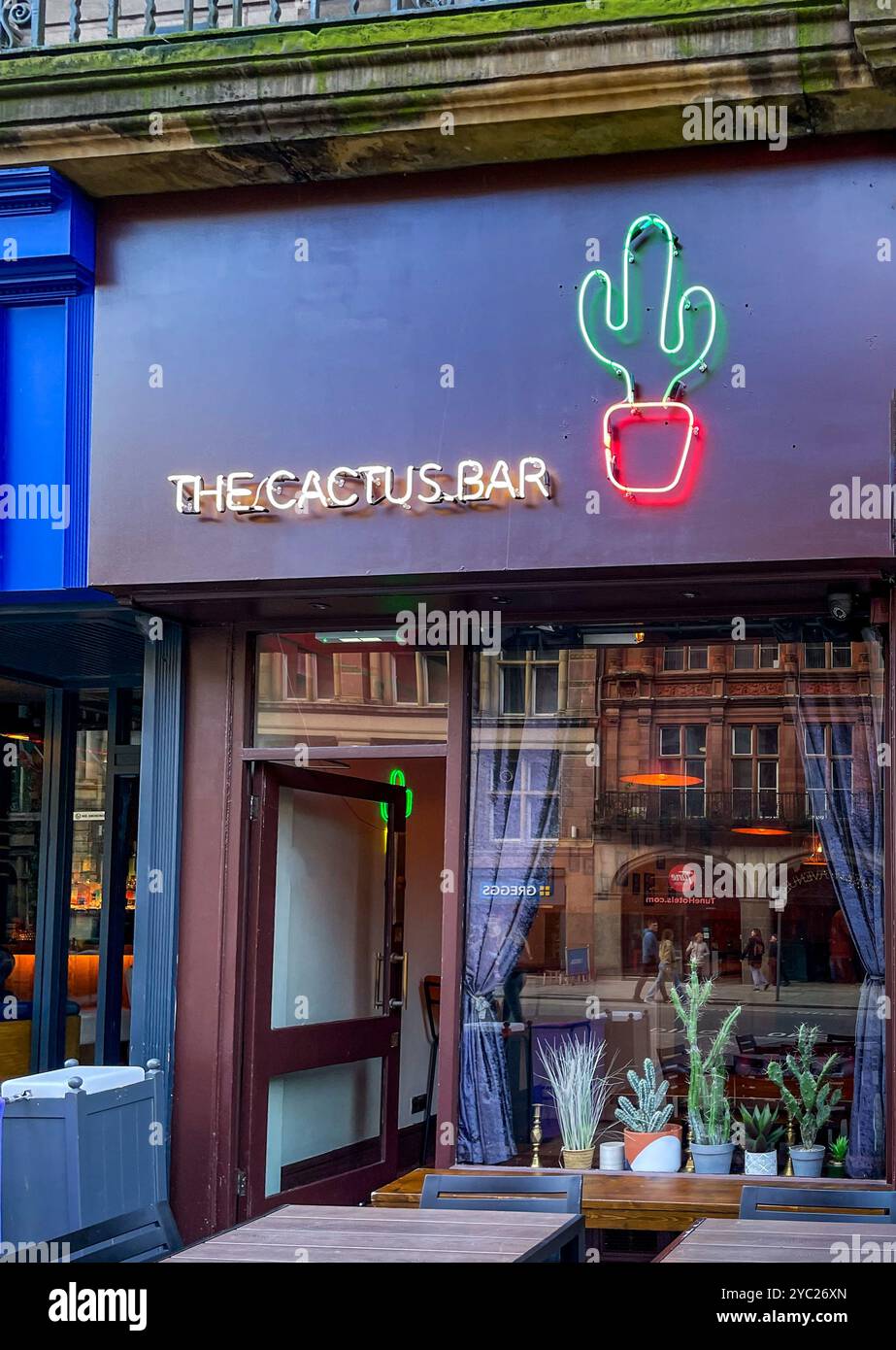 The Tequila Bar on Castle Street changed it's name to The Cactus Bar Stock Photo - Alamy