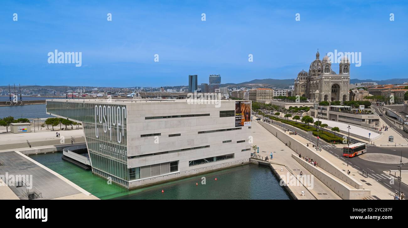 Marseille, France - June, 2024: Cosquer Mediterranee is a recreation of ...