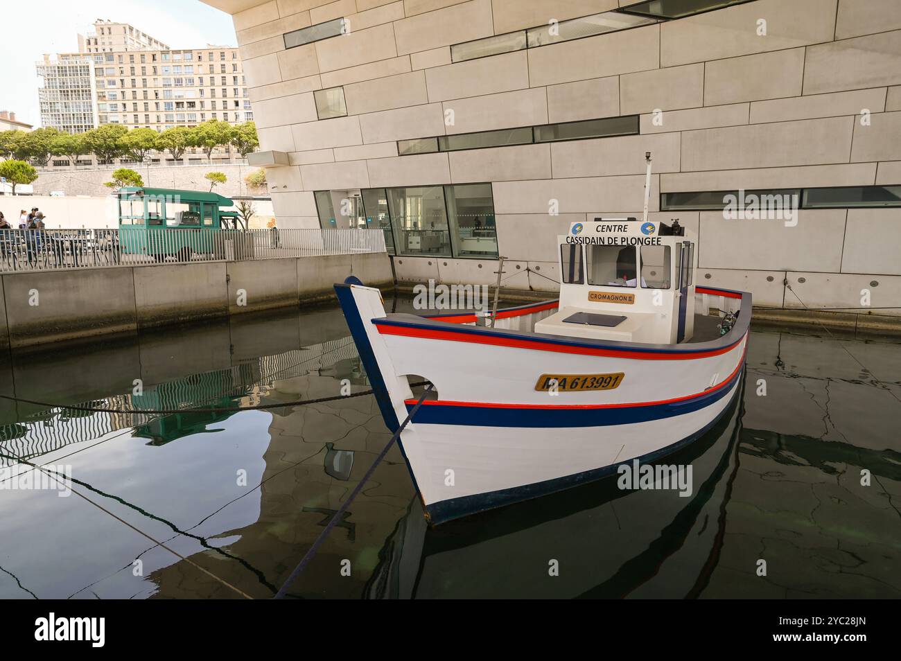 Marseille, France - June, 2024: Cosquer Mediterranee is a recreation of ...