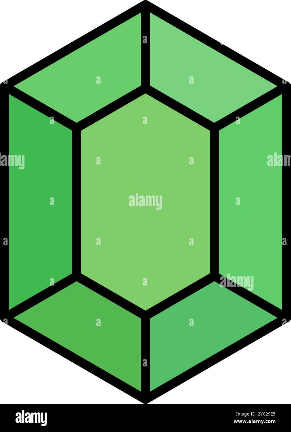 Emerald jewel gem Stock Vector Images - Alamy