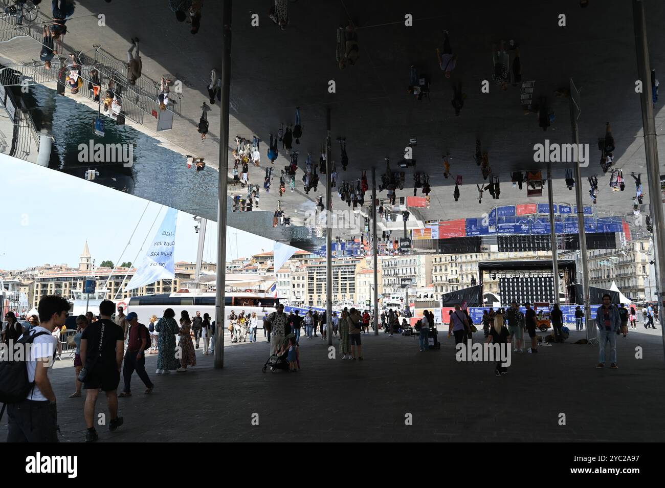MARSEILLE, FRANCE - June, 2024: View of ombriere De Norman Foster at ...