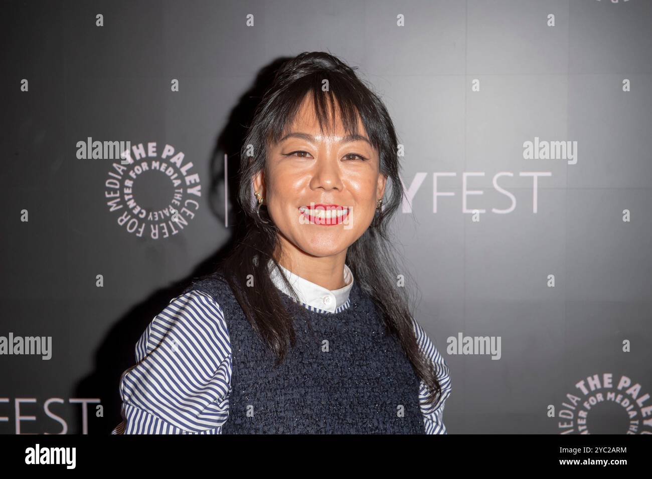 New York, United States. 20th Oct, 2024. Ali Ahn attends the screening ...