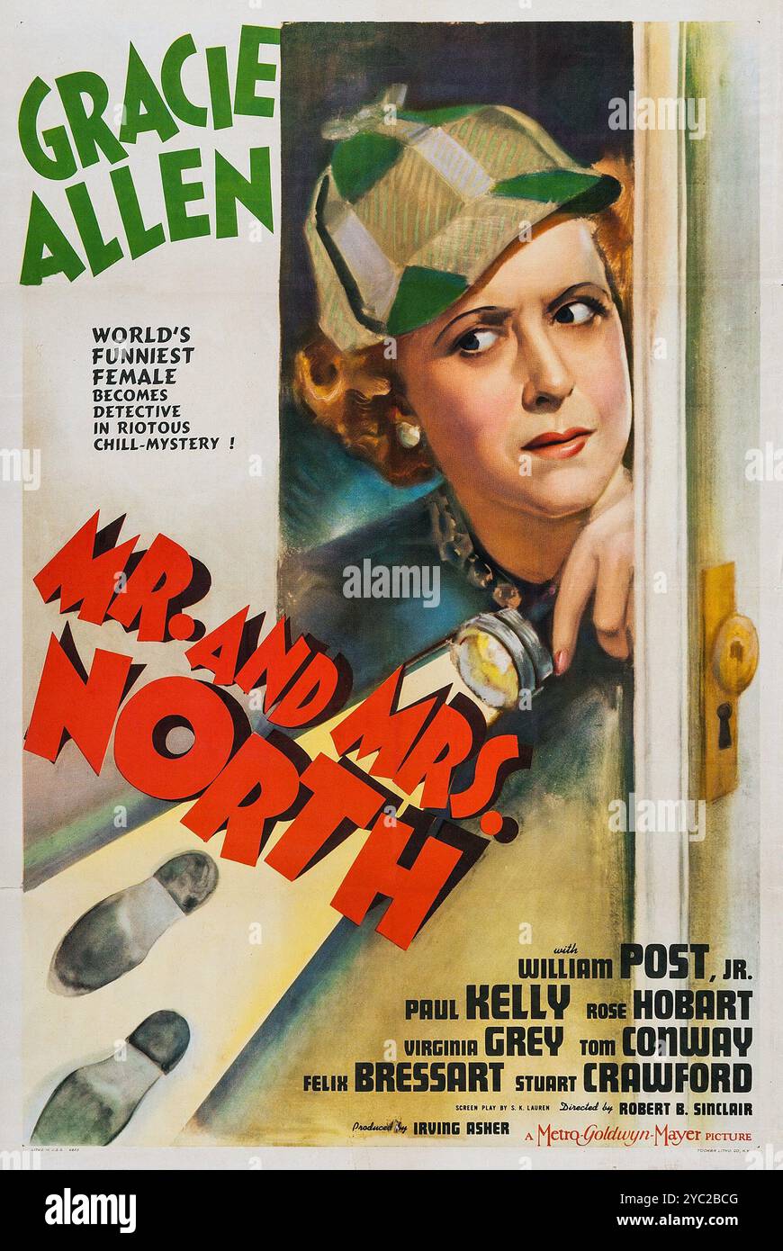 Old film poster - Mr. and Mrs. North poster, MGM 1942, starring Gracie ...